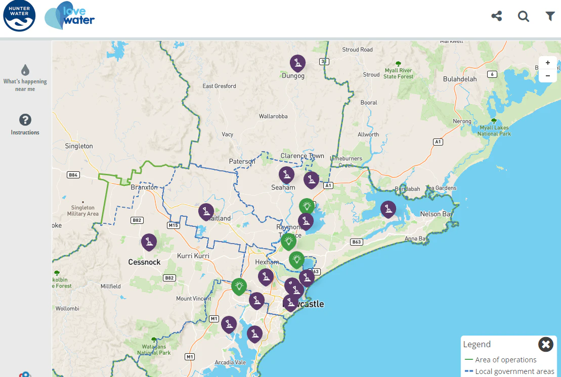 Projects in your area | Hunter Water